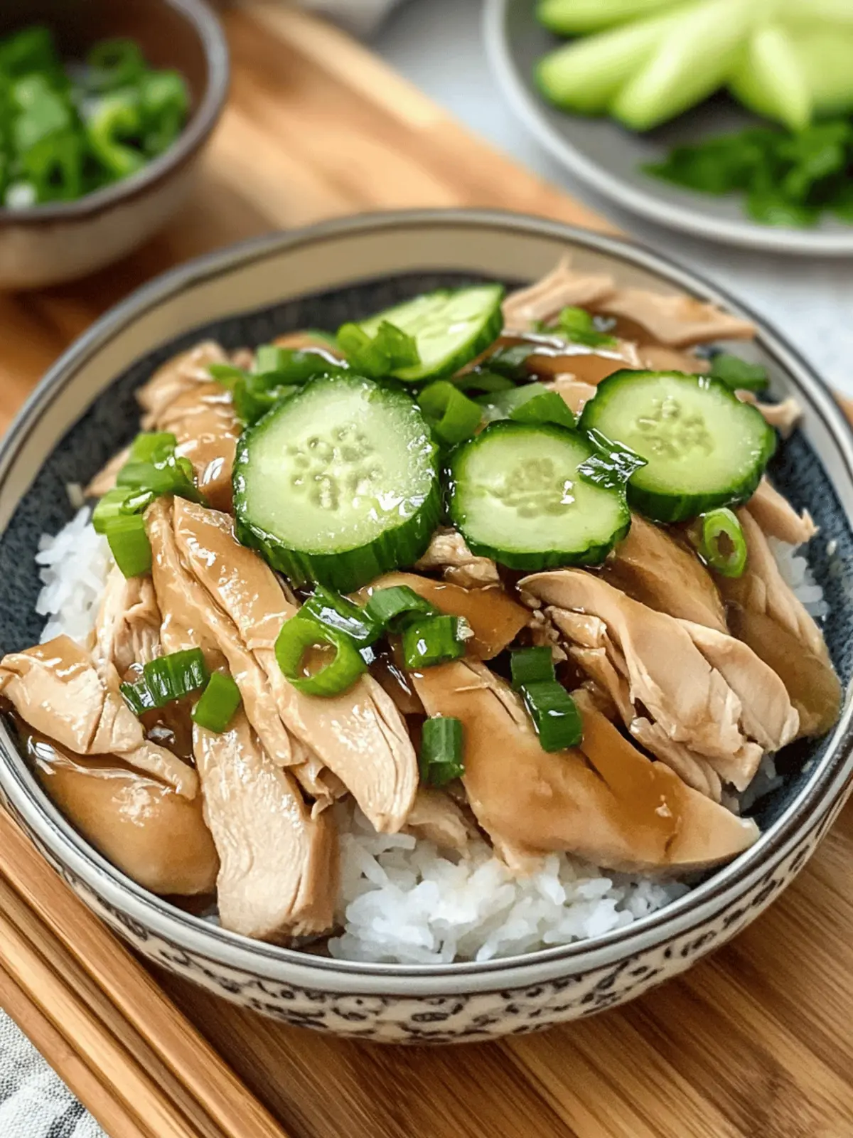 Easy Poached Chinese Chicken with Irresistible Ginger Sauce