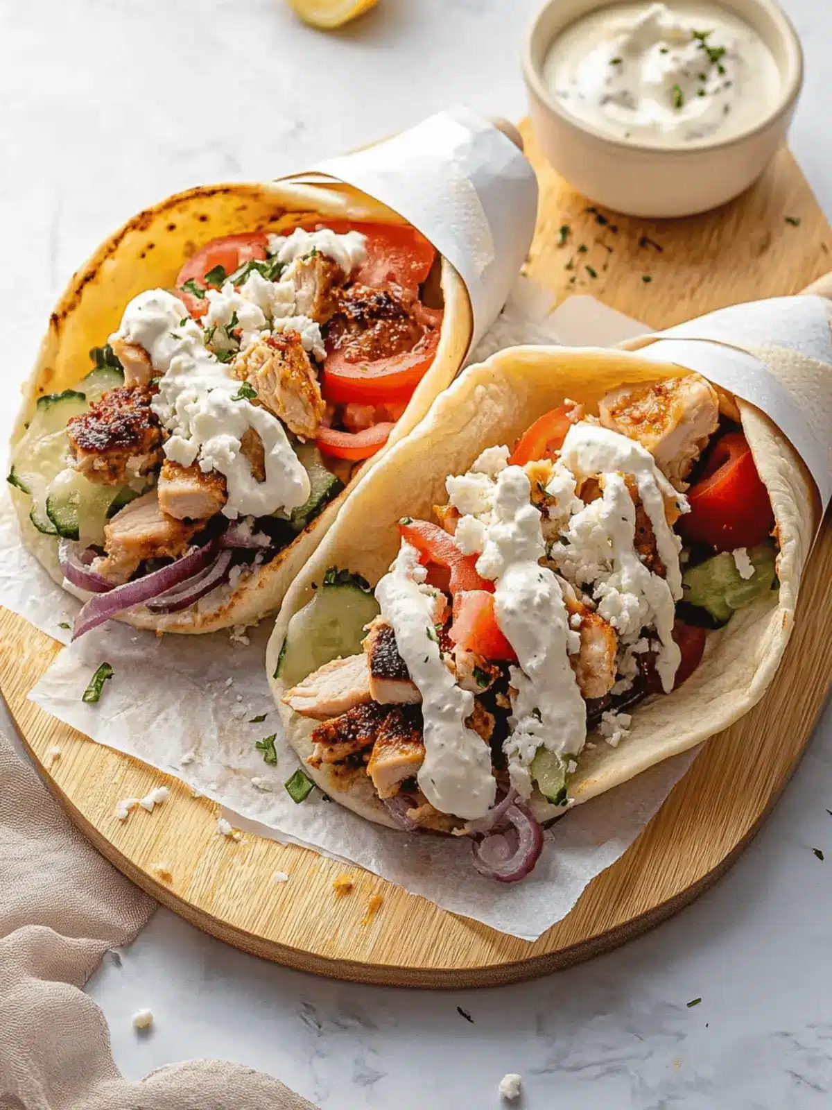 Ultimate Easy Chicken Gyros - Delicious and Juicy Delight