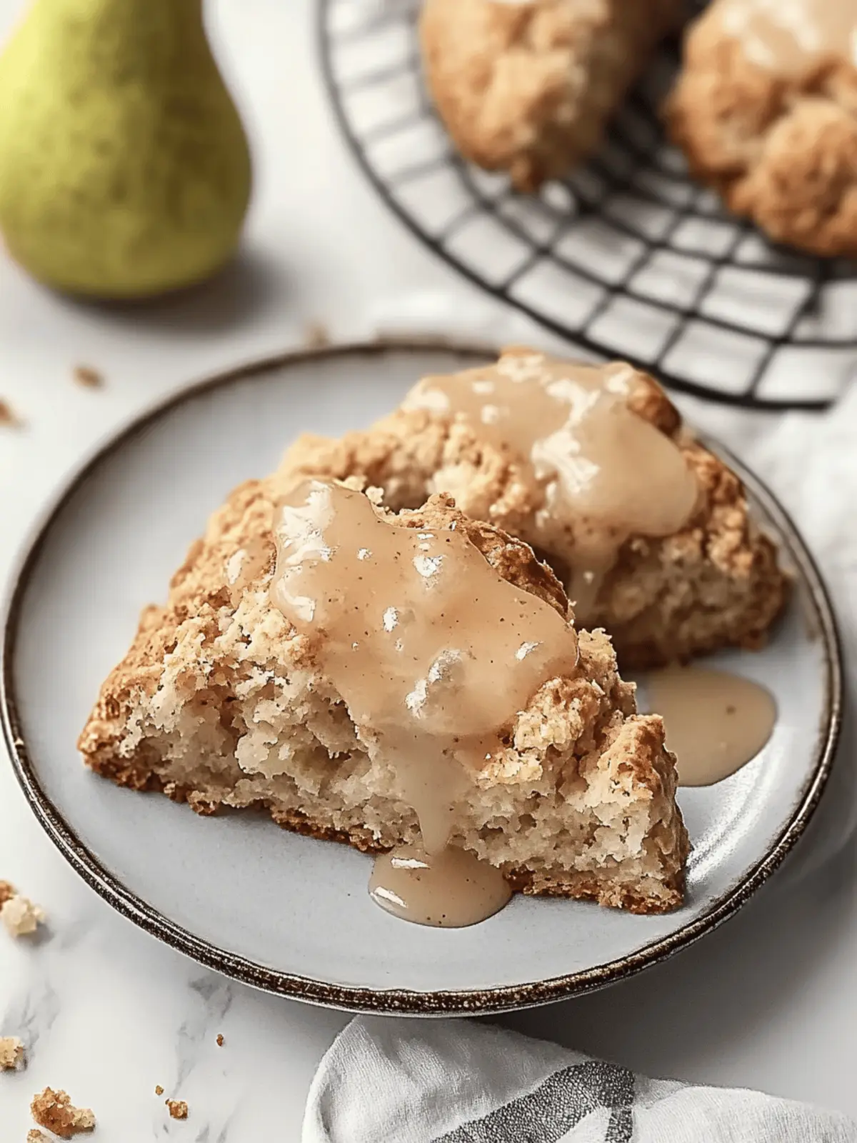 Irresistible Chai Pear Scones for Delicious Baking