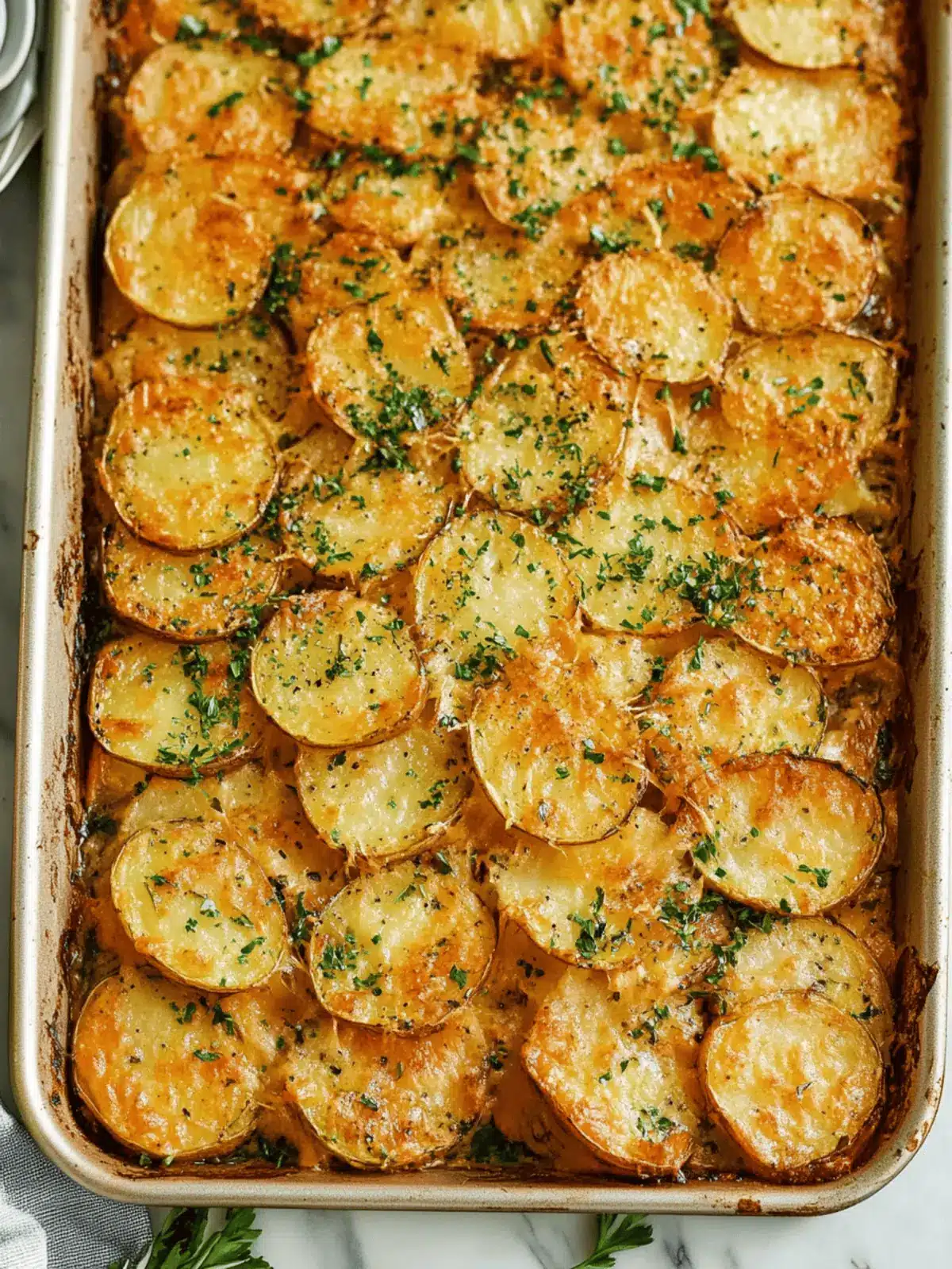 Irresistible Sheet Pan Scalloped Potatoes for Delicious Sides