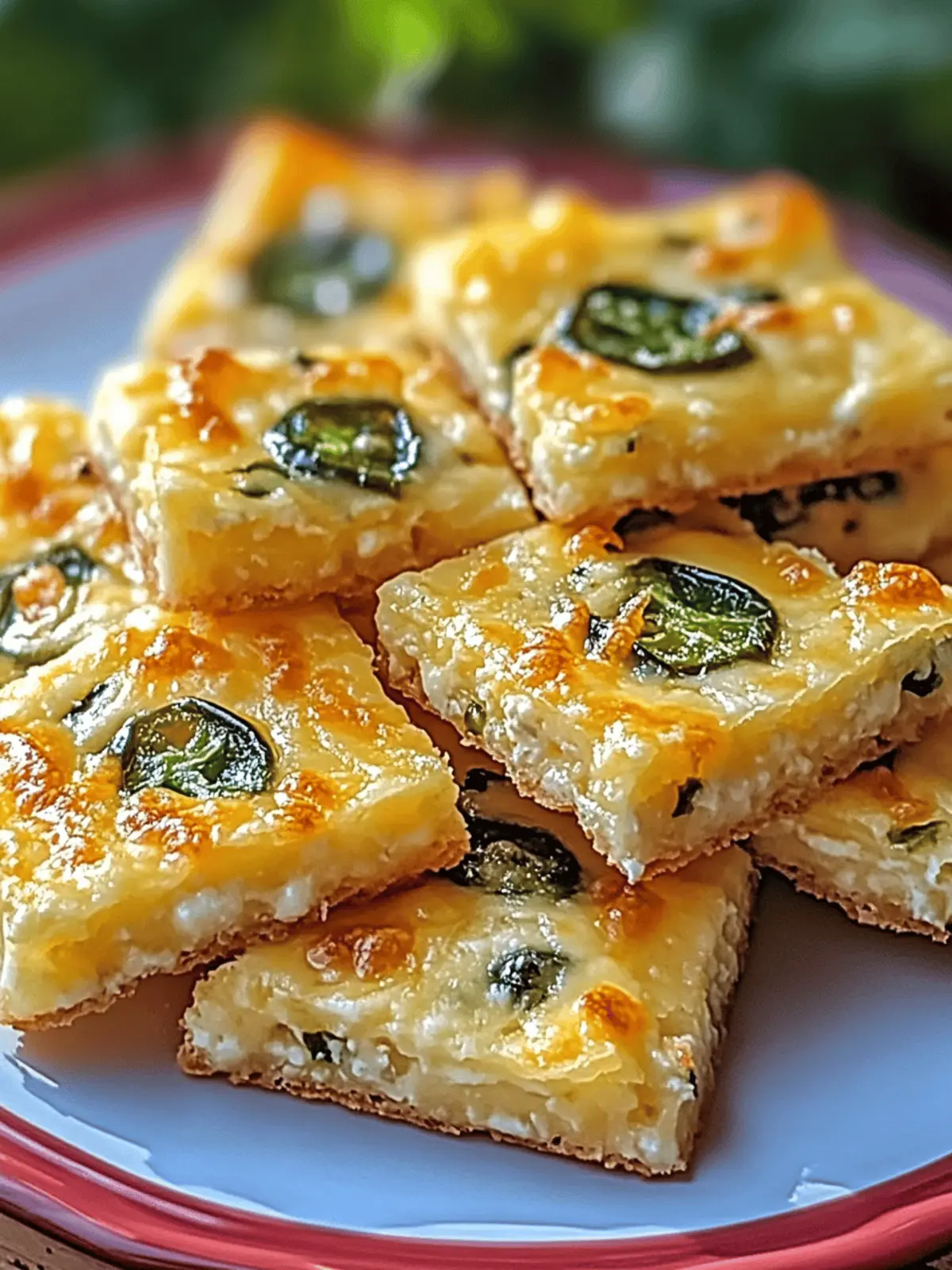 Irresistible Simple Jalapeño Cheese Squares for Cheesy Bliss