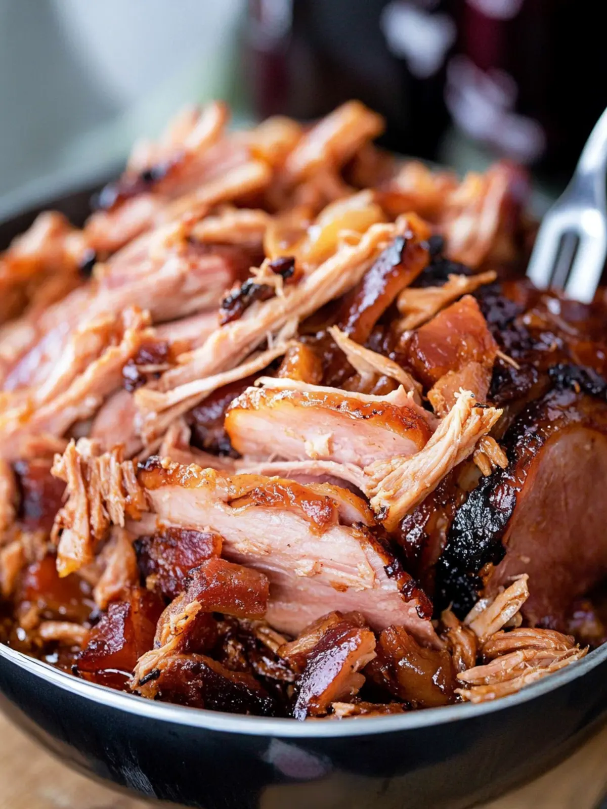 Delicious Smoked Pulled Ham with an Irresistible Apricot Glaze