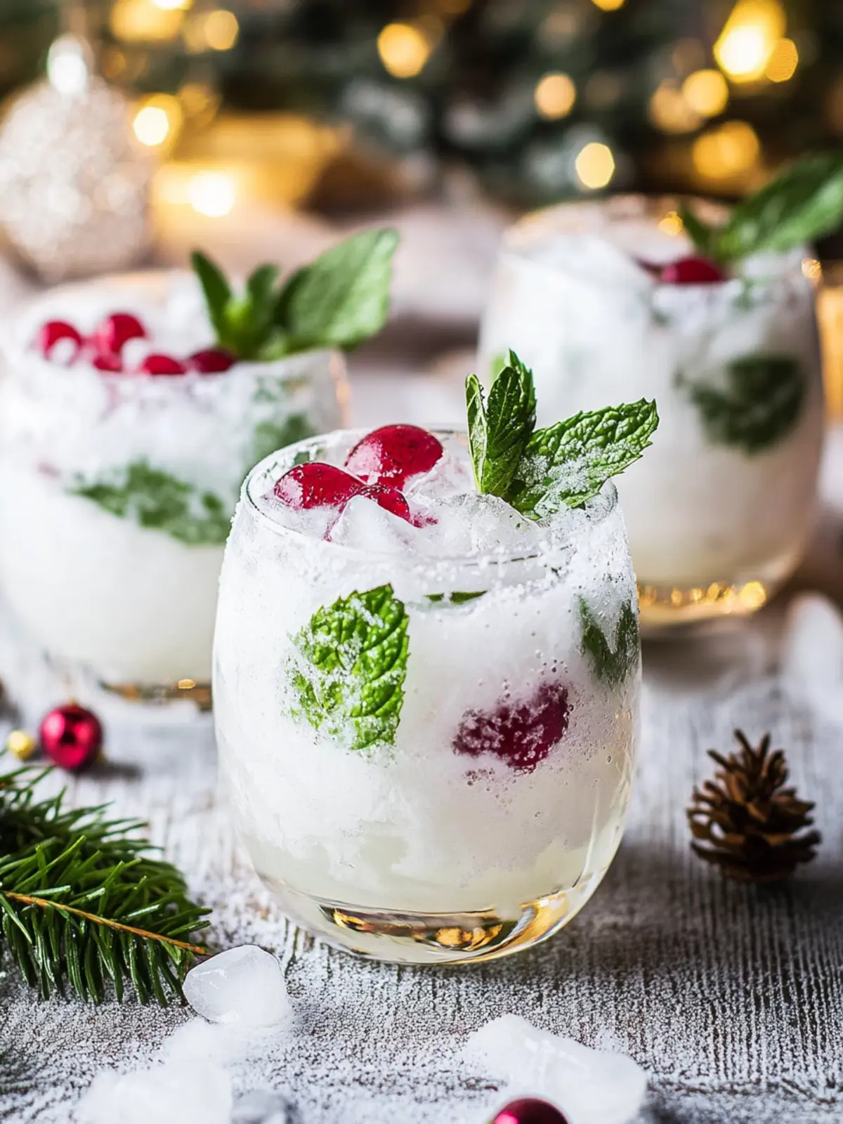 Irresistible White Christmas Mojito for a Festive Celebration