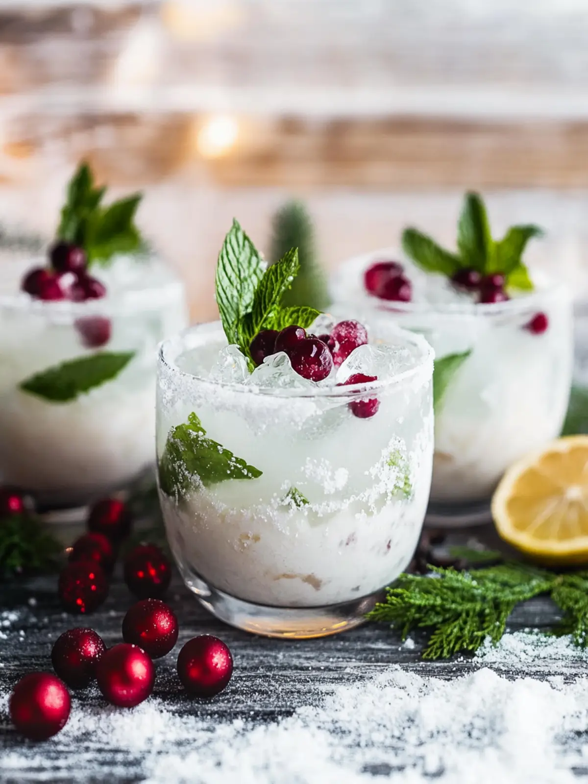 Irresistible White Christmas Mojito for a Festive Celebration