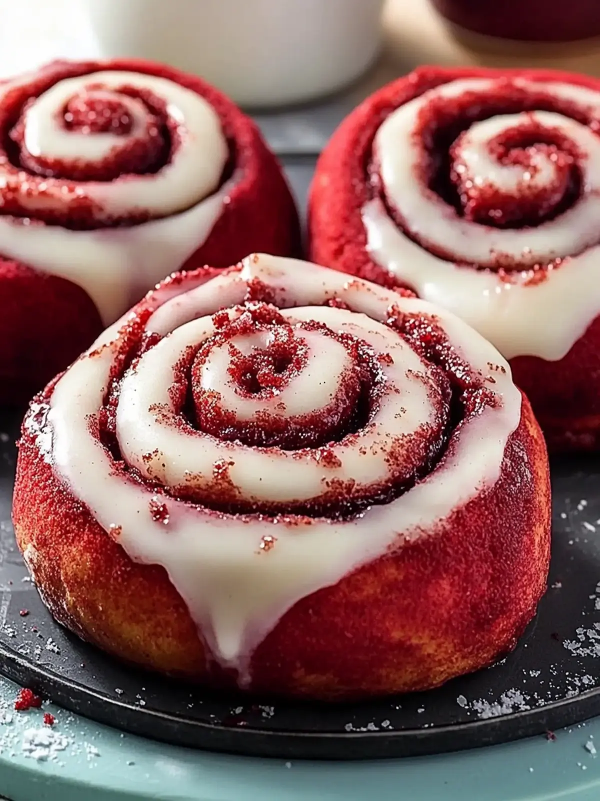 Irresistible Red Velvet Cinnamon Rolls for a Sweet Breakfast