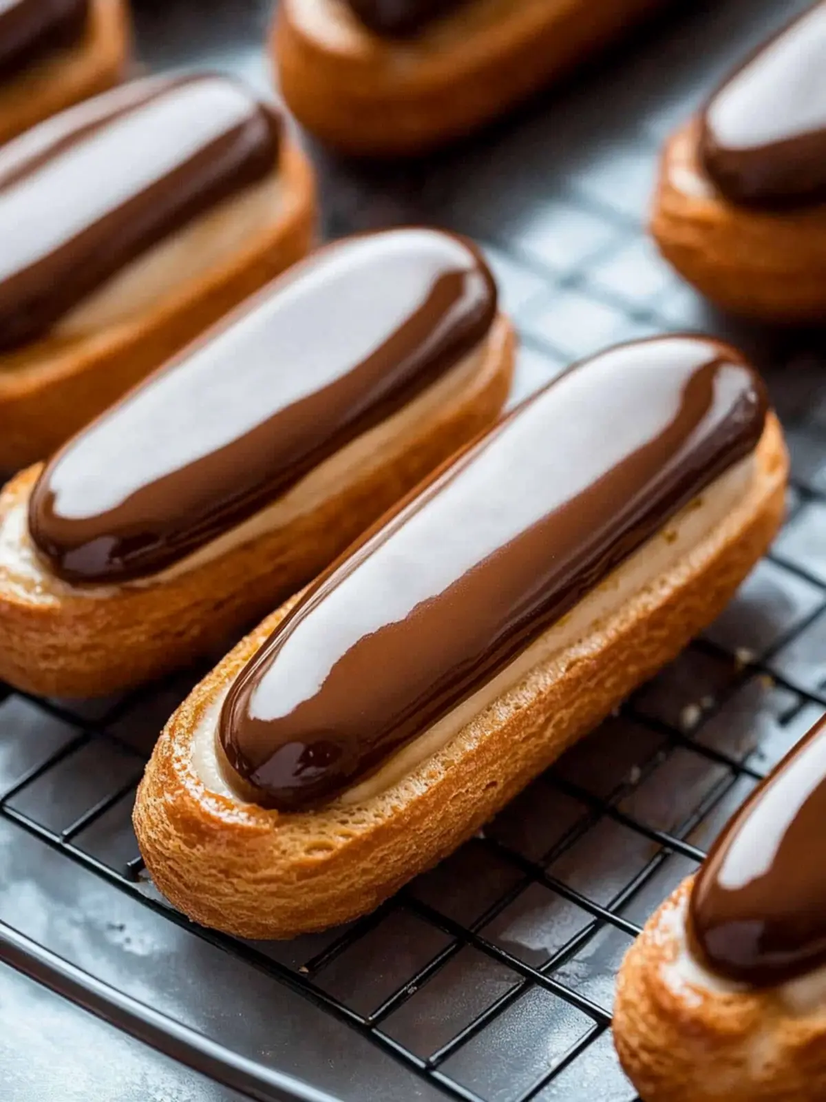 Irresistible Homemade Coffee Éclairs That Delight Your Taste Buds