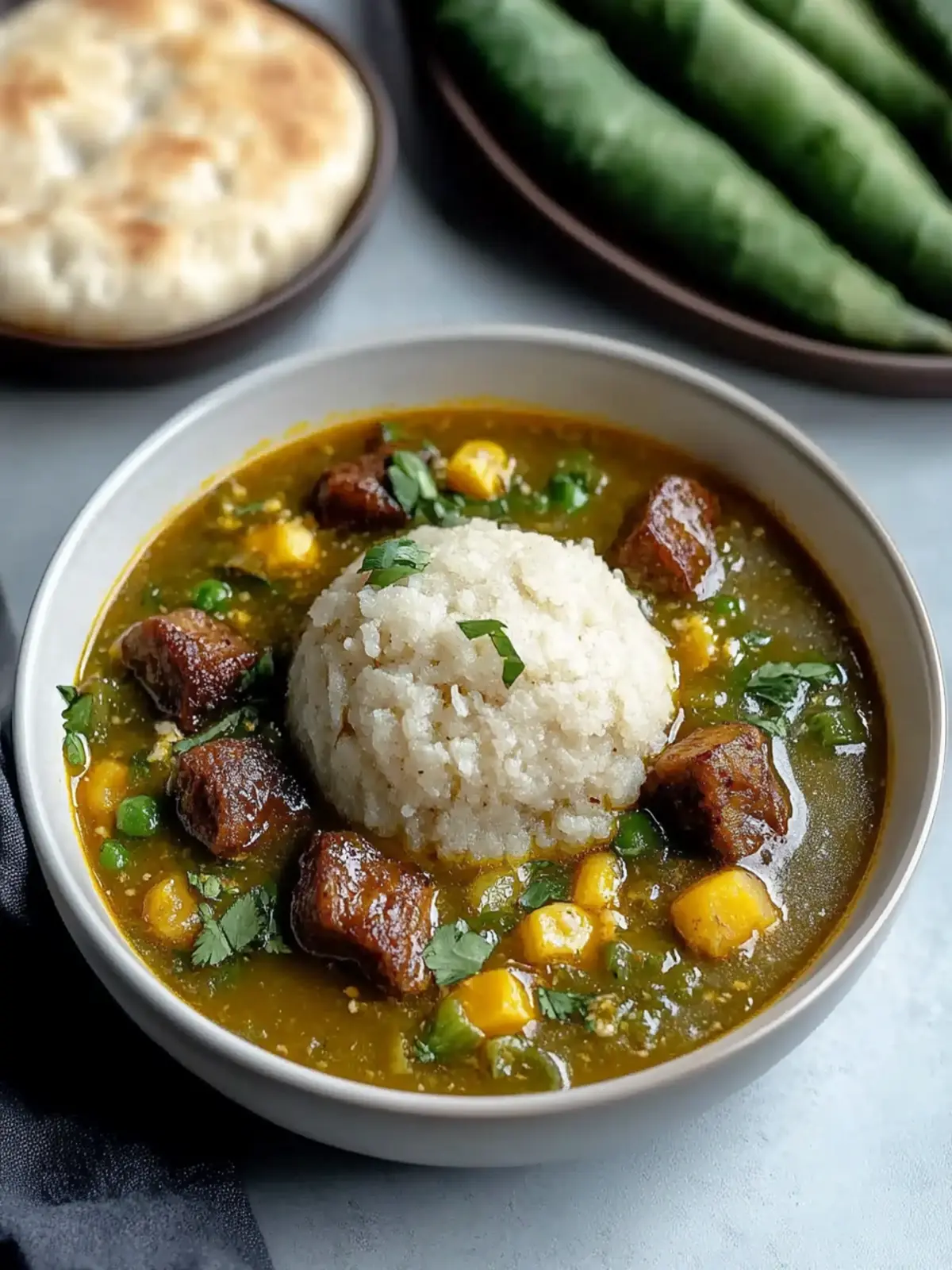 Irresistible Fufu and Okra Soup: A Delicious Tradition