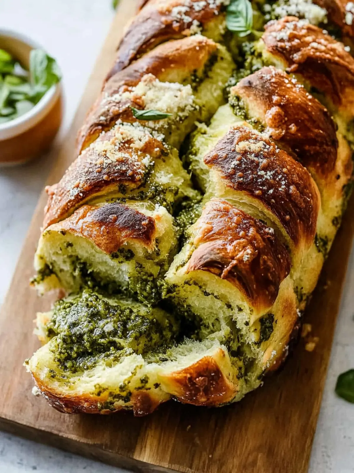 Easy Pesto Pull-Apart Bread for a Delicious Meal