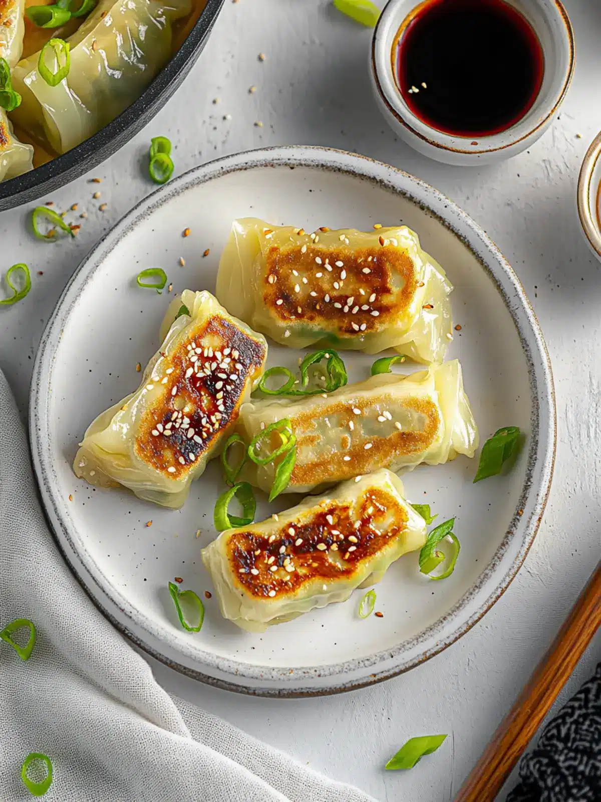 Delicious Wrapped Dumplings with Tofu: Light and Flavorful Delight
