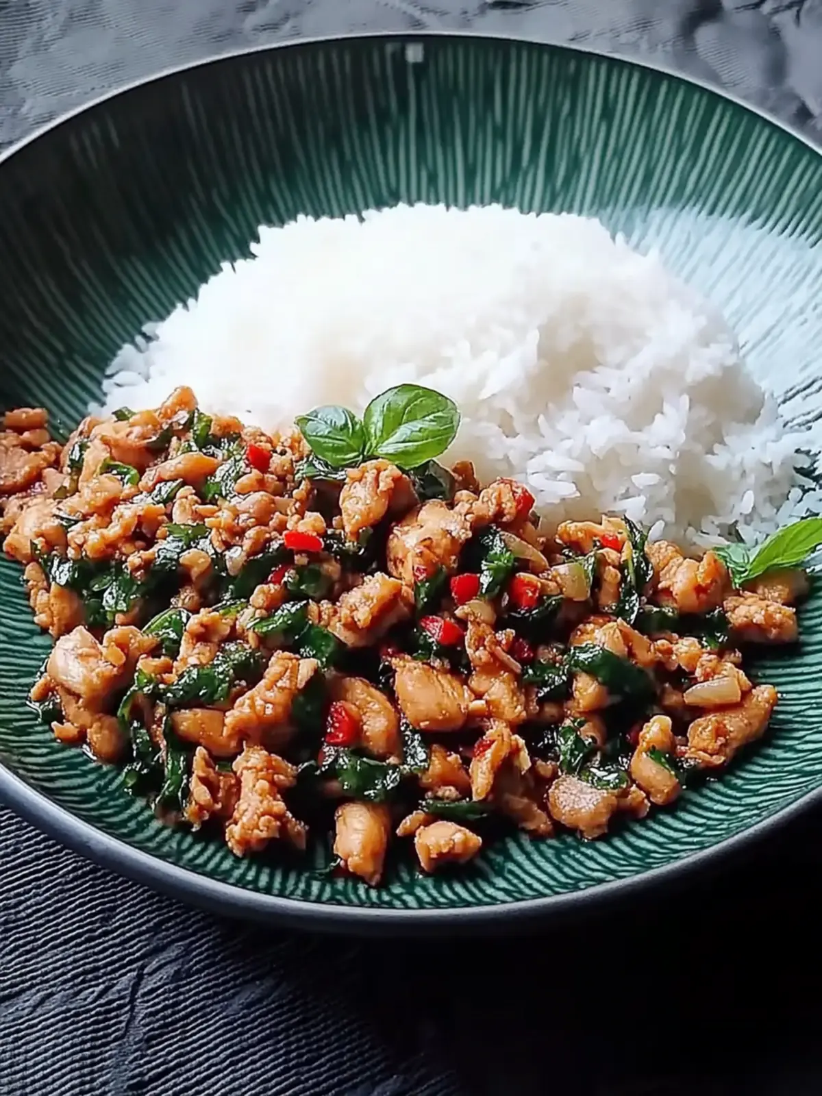 Irresistible Spicy Thai Basil Chicken (Pad Krapow Gai)