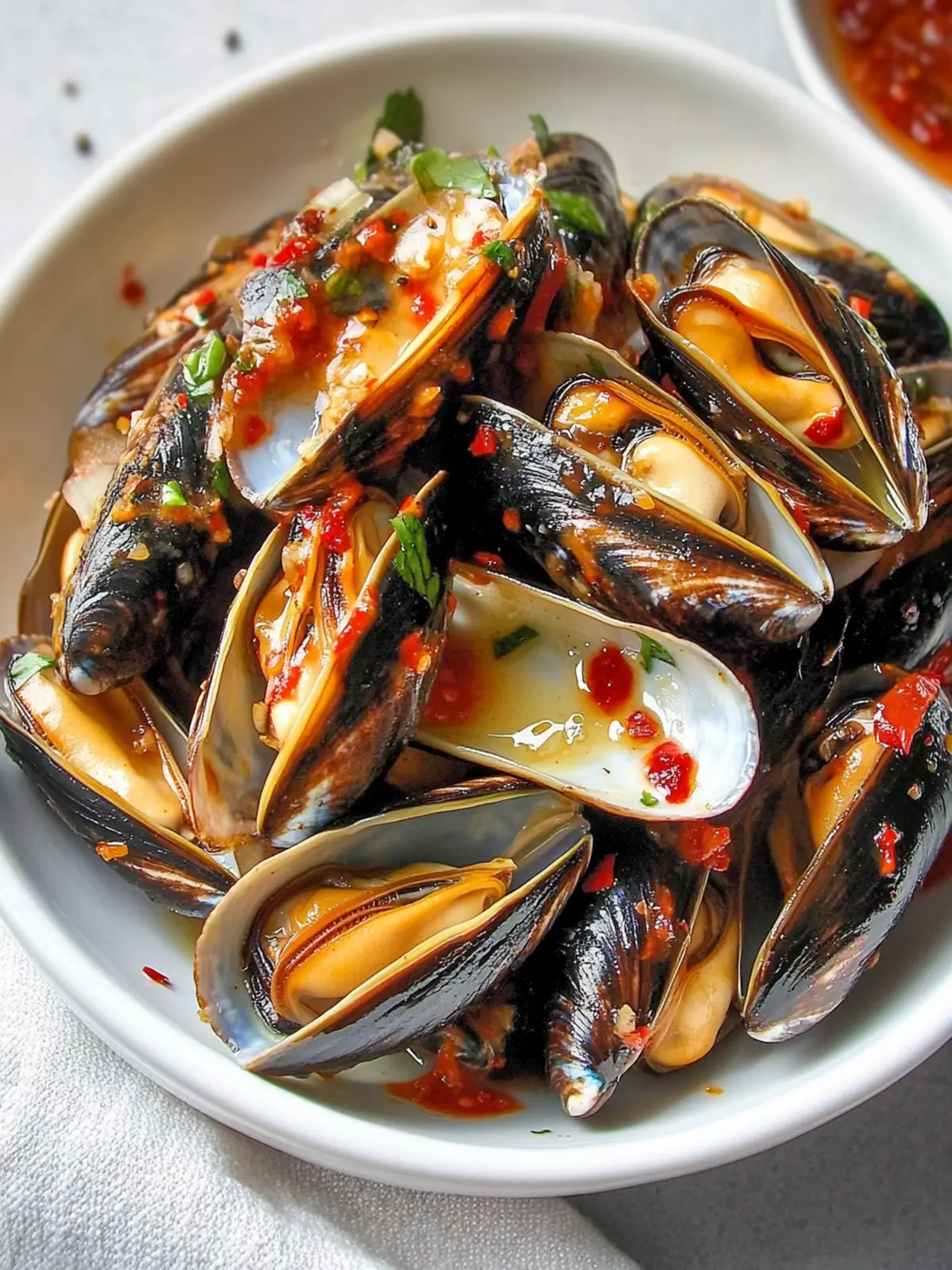 Irresistible Sweet Chilli Marinated Mussels for Gourmet Indulgence