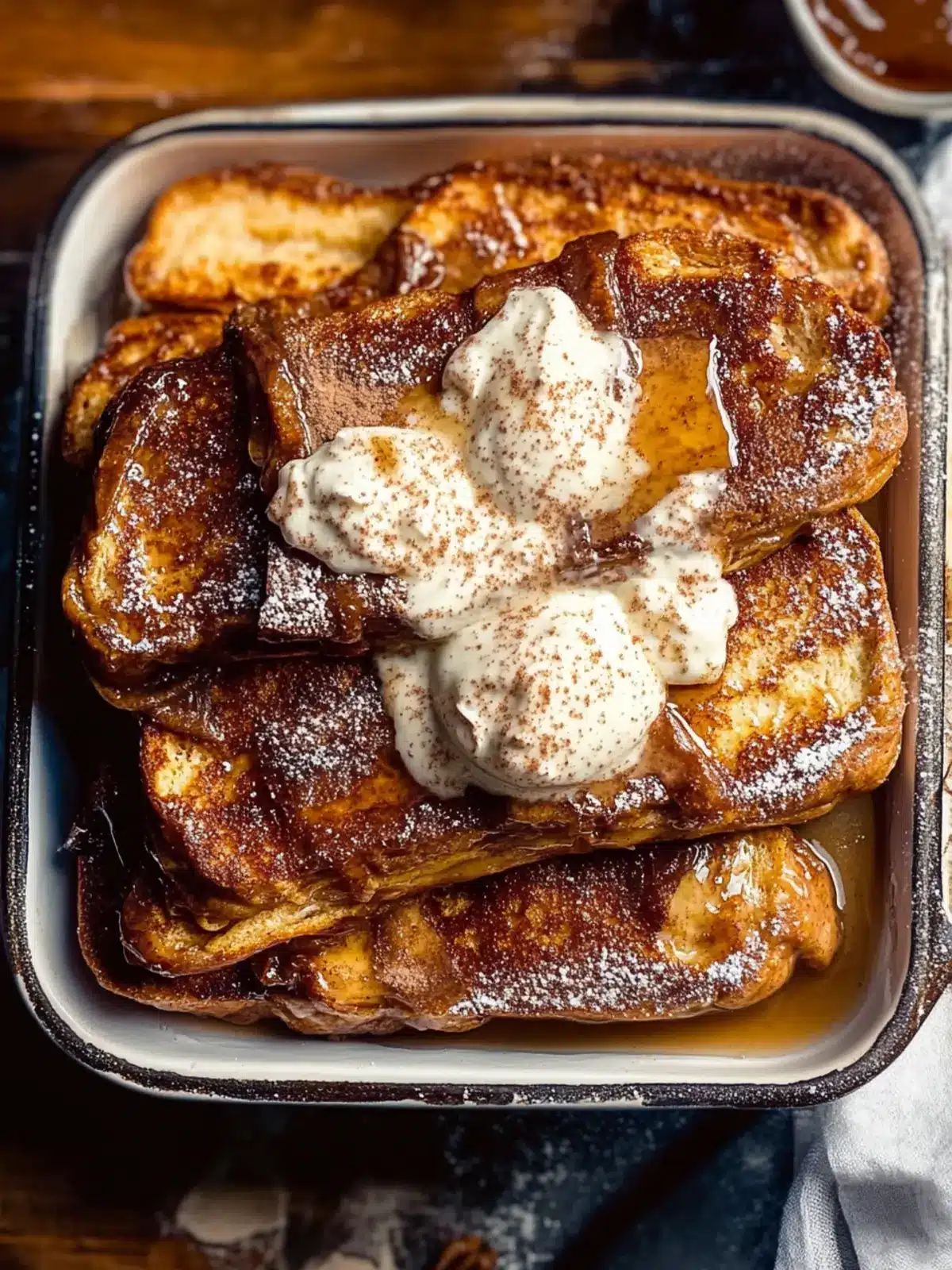 Ultimate Baked Cinnamon Apple Butter French Toast Delight