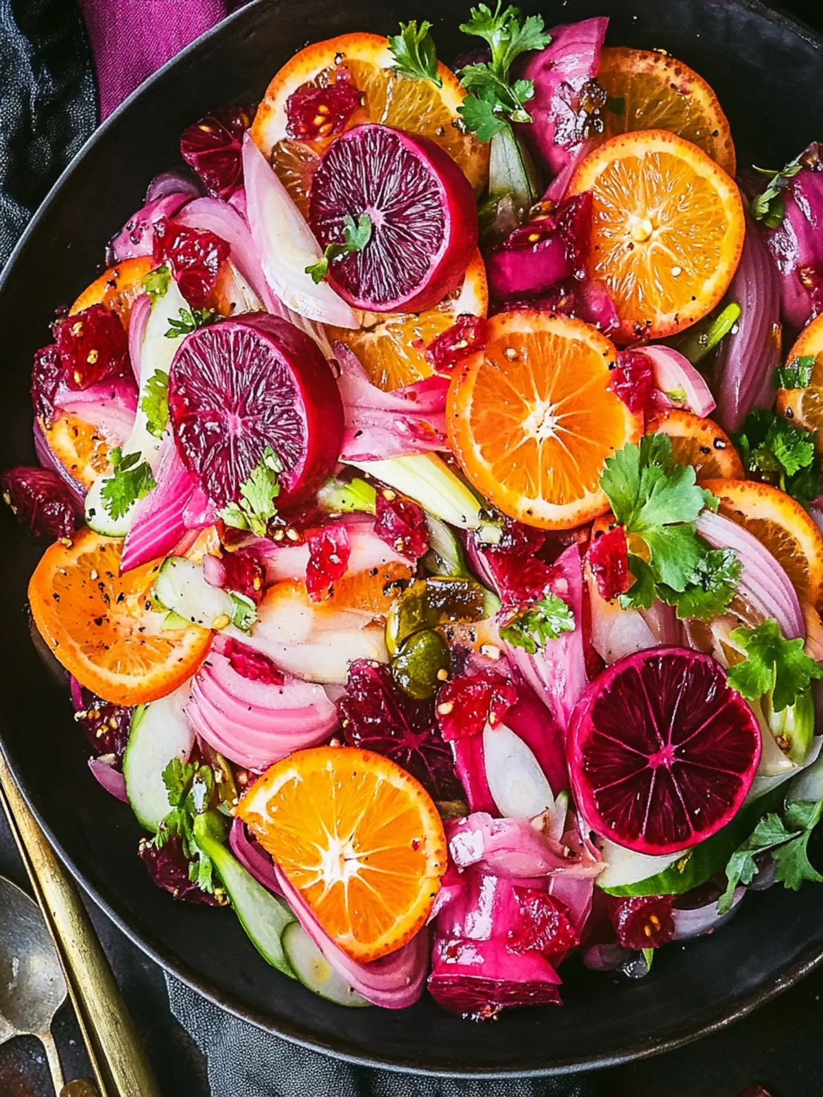 Ultimate Blood Orange and Endive Salad with Pickled Red Onions