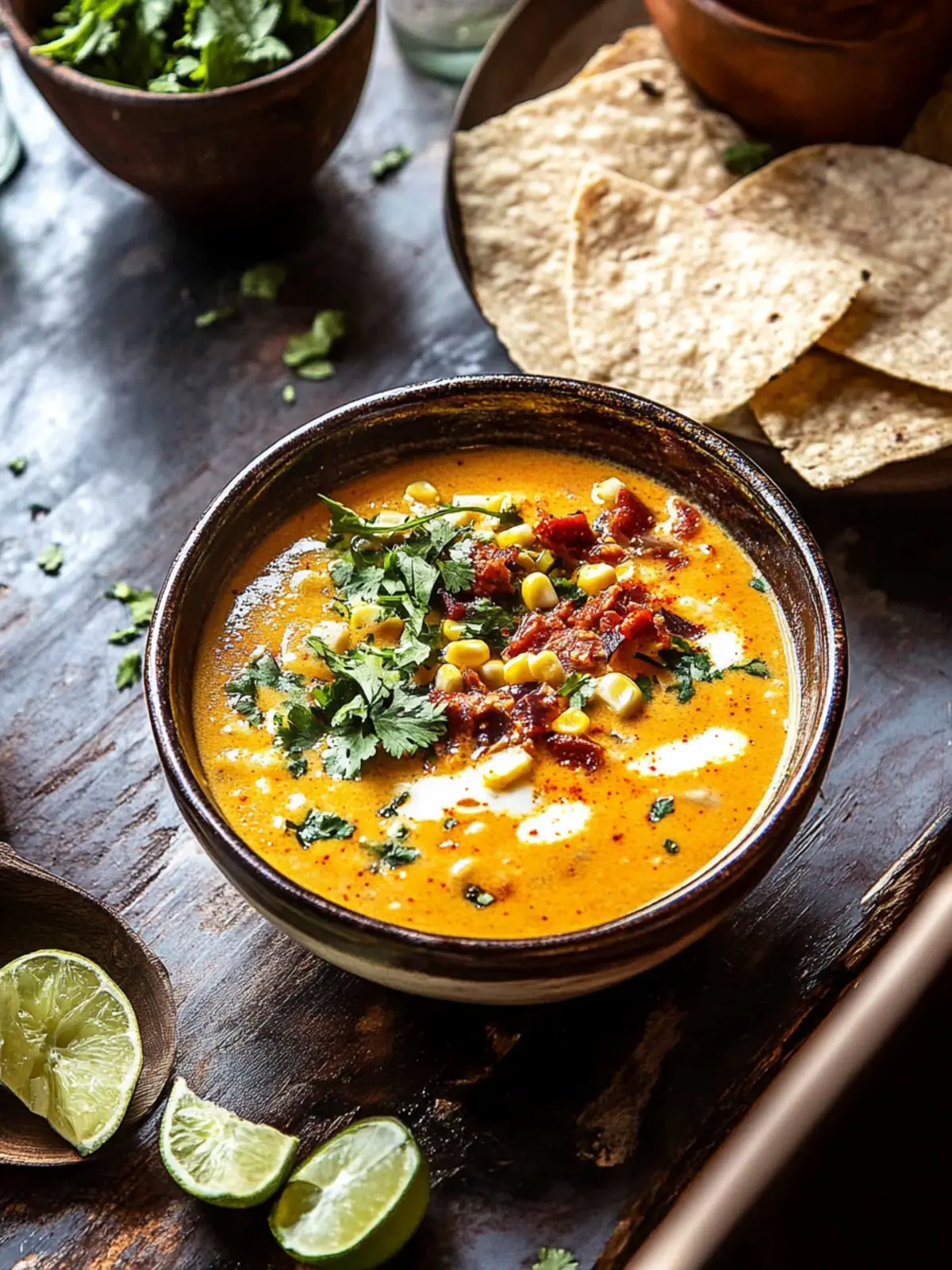 Ultimate Chipotle Queso Chicken Corn Chowder Deliciousness