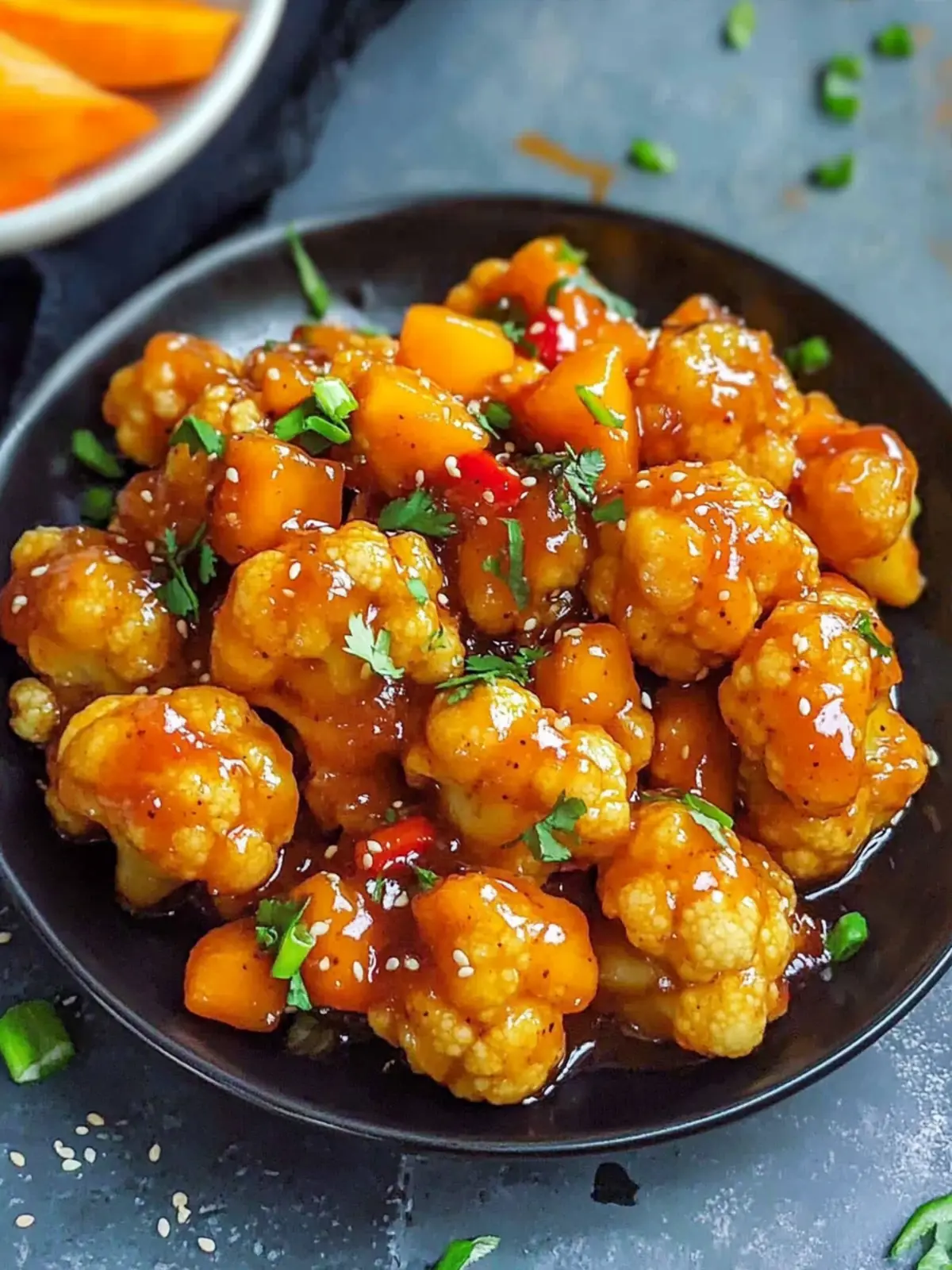 Irresistible Chili Mango Glazed Cauliflower Recipe