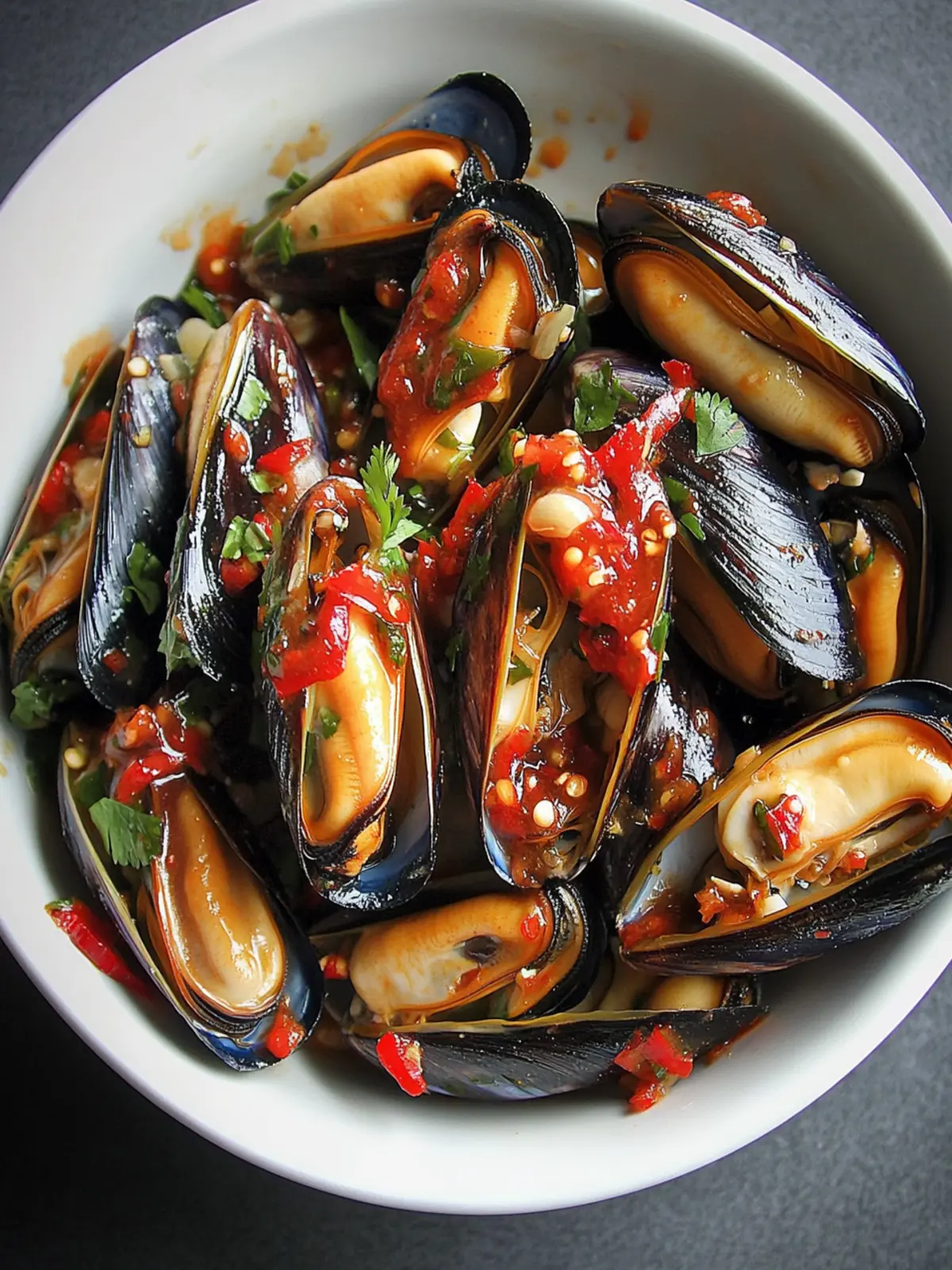 Irresistible Sweet Chilli Marinated Mussels for Gourmet Indulgence
