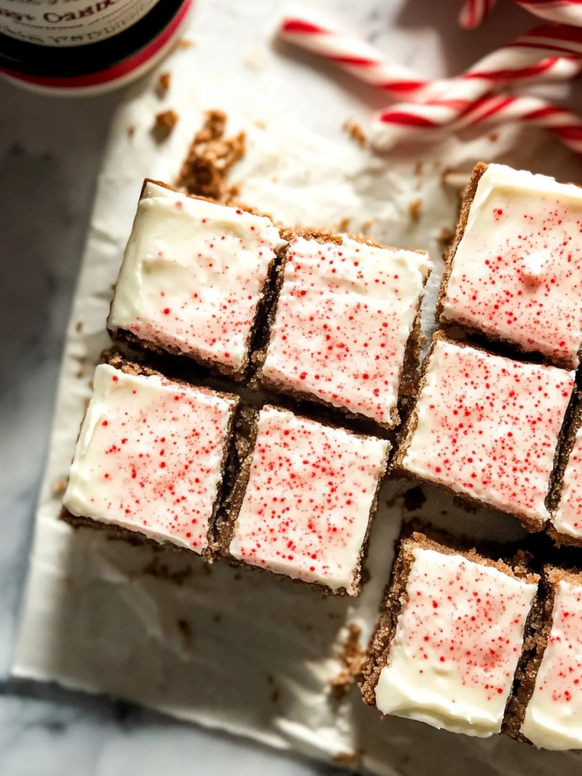 Irresistible Peppermint Mocha Frosted Sugar Cookie Bars