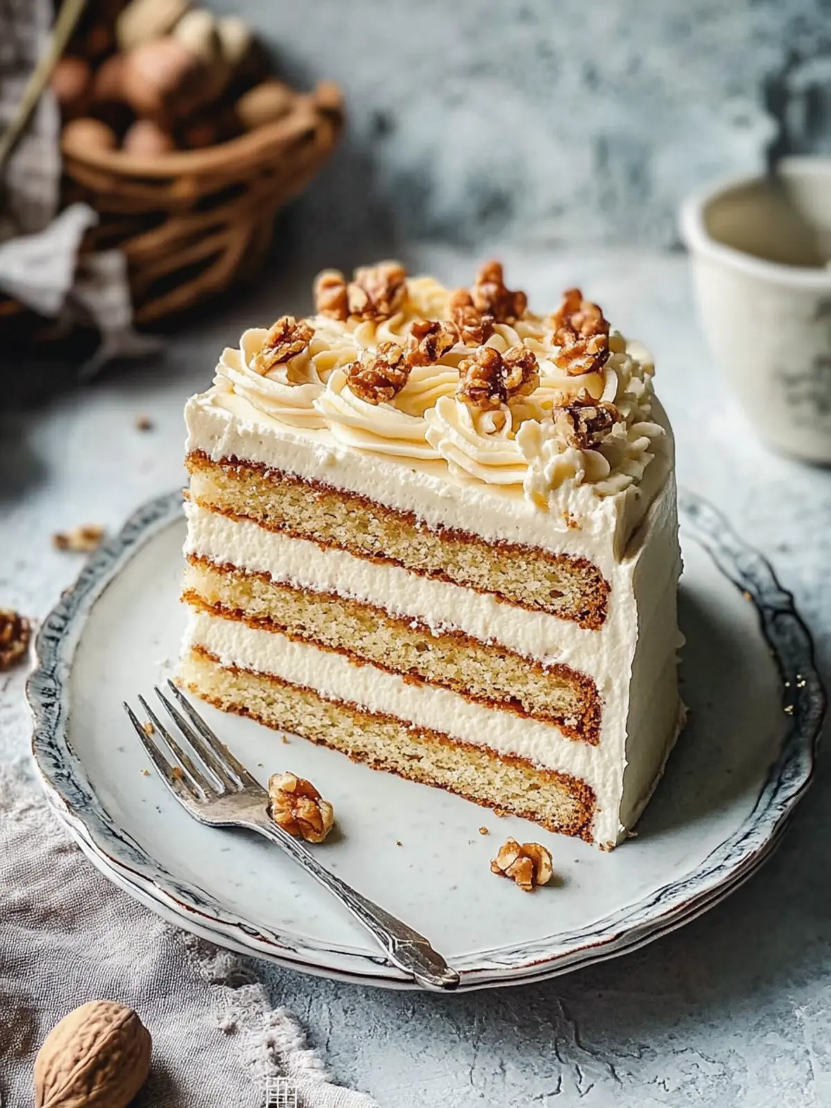 Irresistible Hazelnut Vanilla Layer Cake for Special Occasions