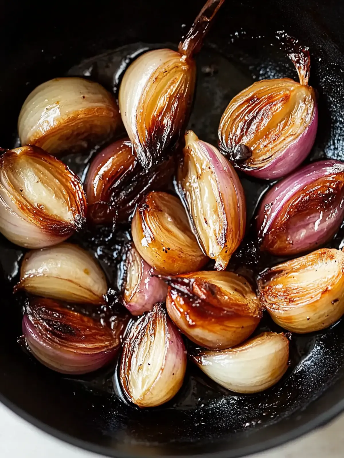 Maple-Balsamic Roasted Shallots: Irresistible & Savory Delight