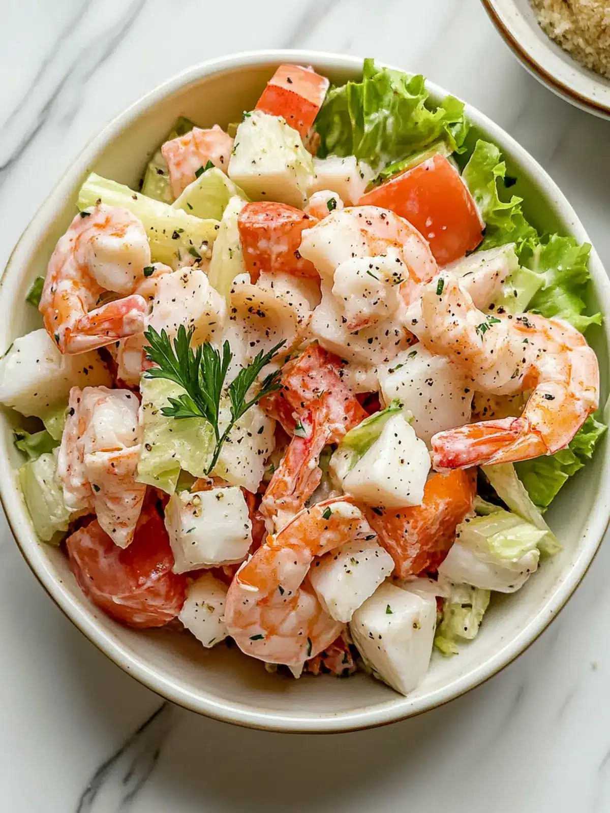 Irresistible Seafood Salad That Brings Refreshing Flavor