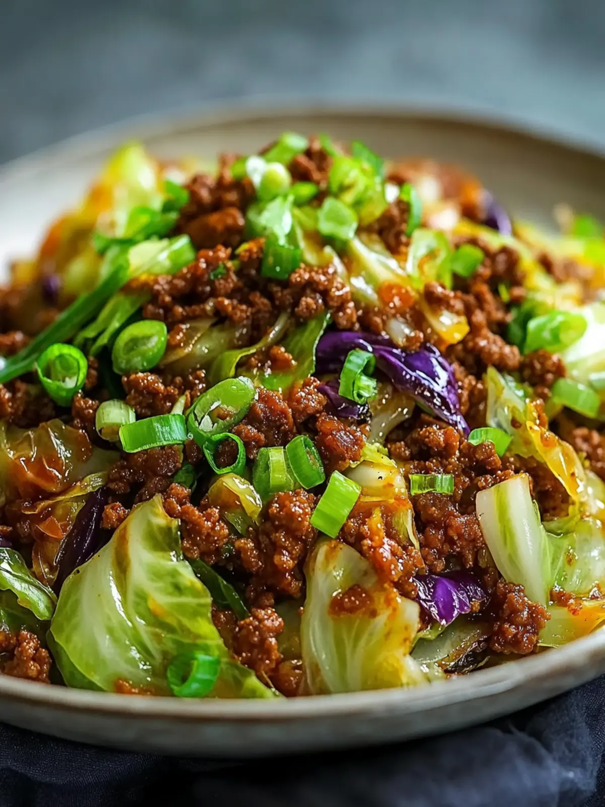 Low-Carb Mongolian Ground Beef and Cabbage – A Delicious Weeknight Dinner