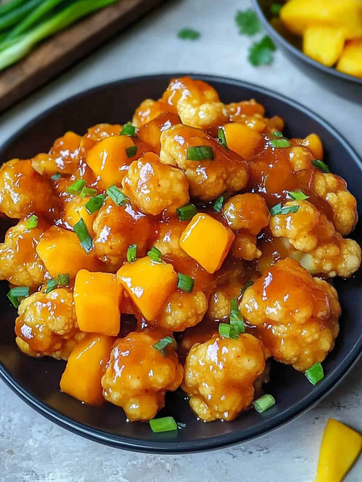 Irresistible Chili Mango Glazed Cauliflower Recipe