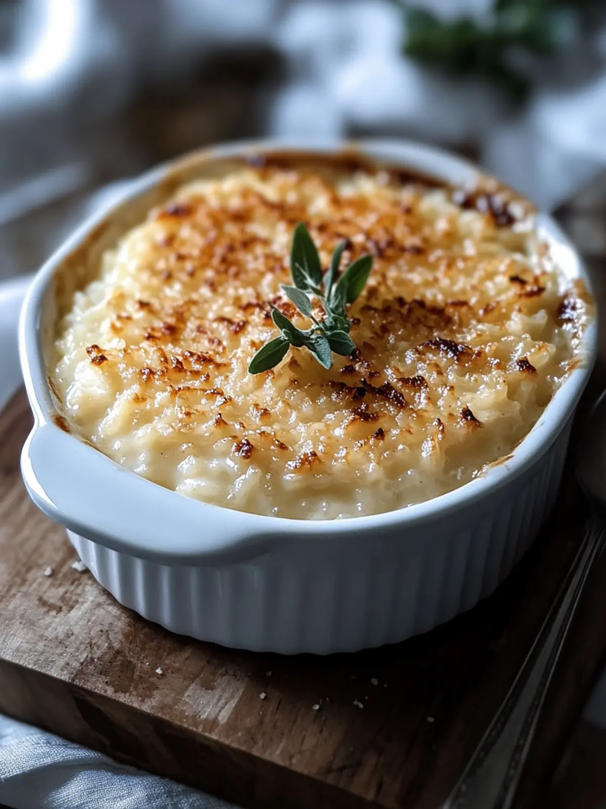 Irresistible Condensed Milk Baked Rice Pudding Delight