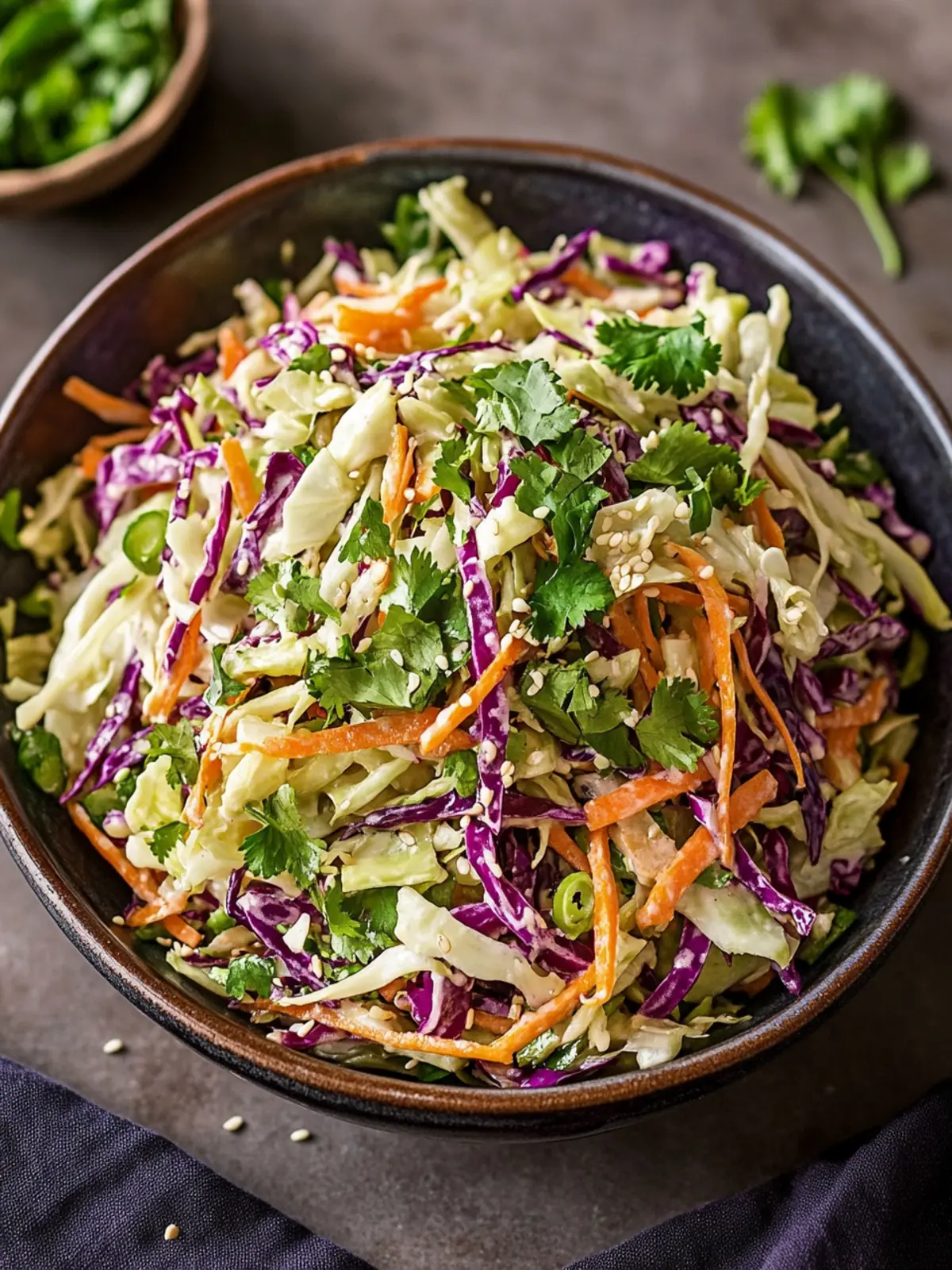 Irresistible Asian Cabbage Slaw That Brightens Any Meal