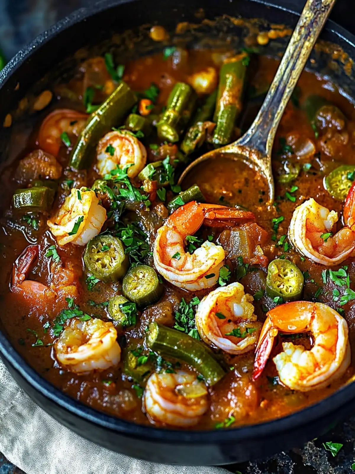 Irresistible Creole Shrimp & Okra Stew for a Cozy Dinner