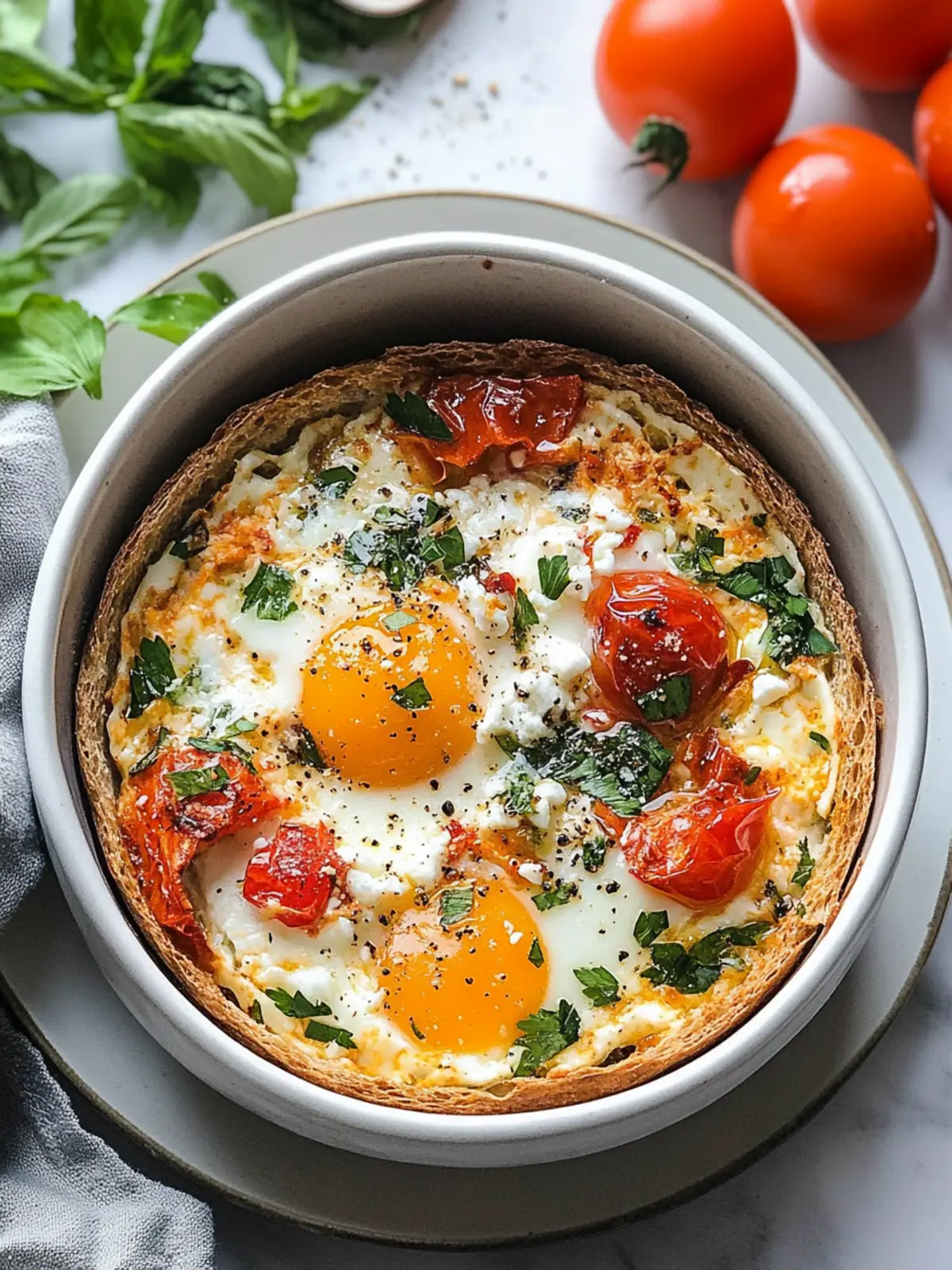 Irresistible Baked Feta Eggs Recipe to Transform Breakfast