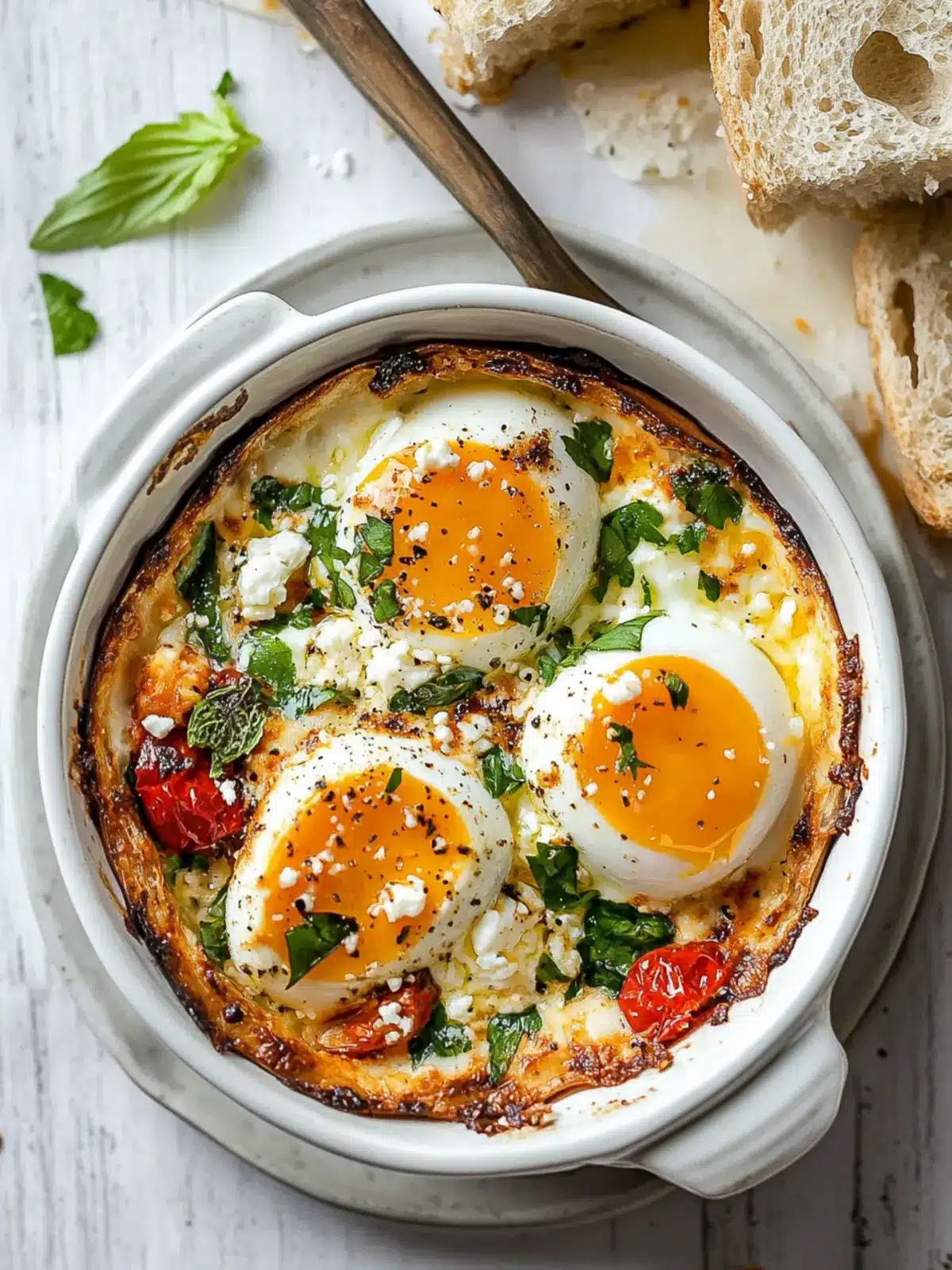 Irresistible Baked Feta Eggs Recipe to Transform Breakfast