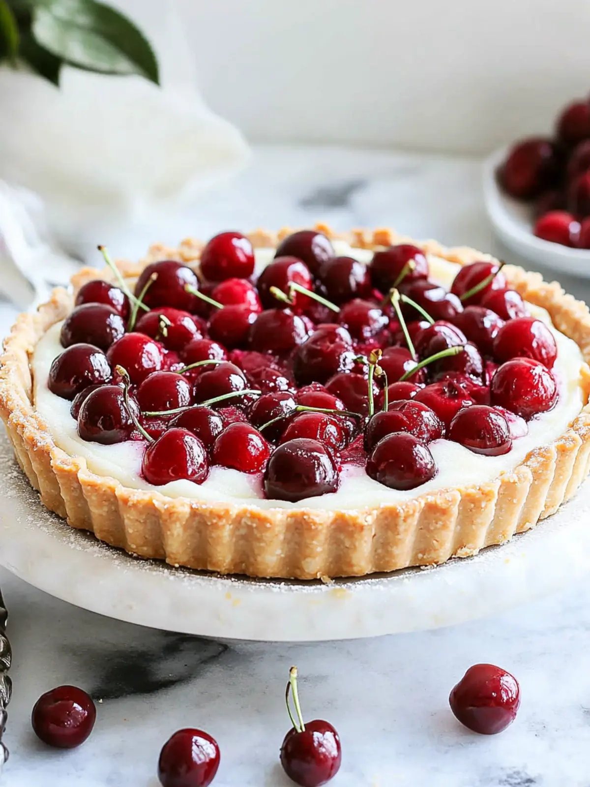 Easiest Cherry Tart: Delicious No-Chill Crust Recipe