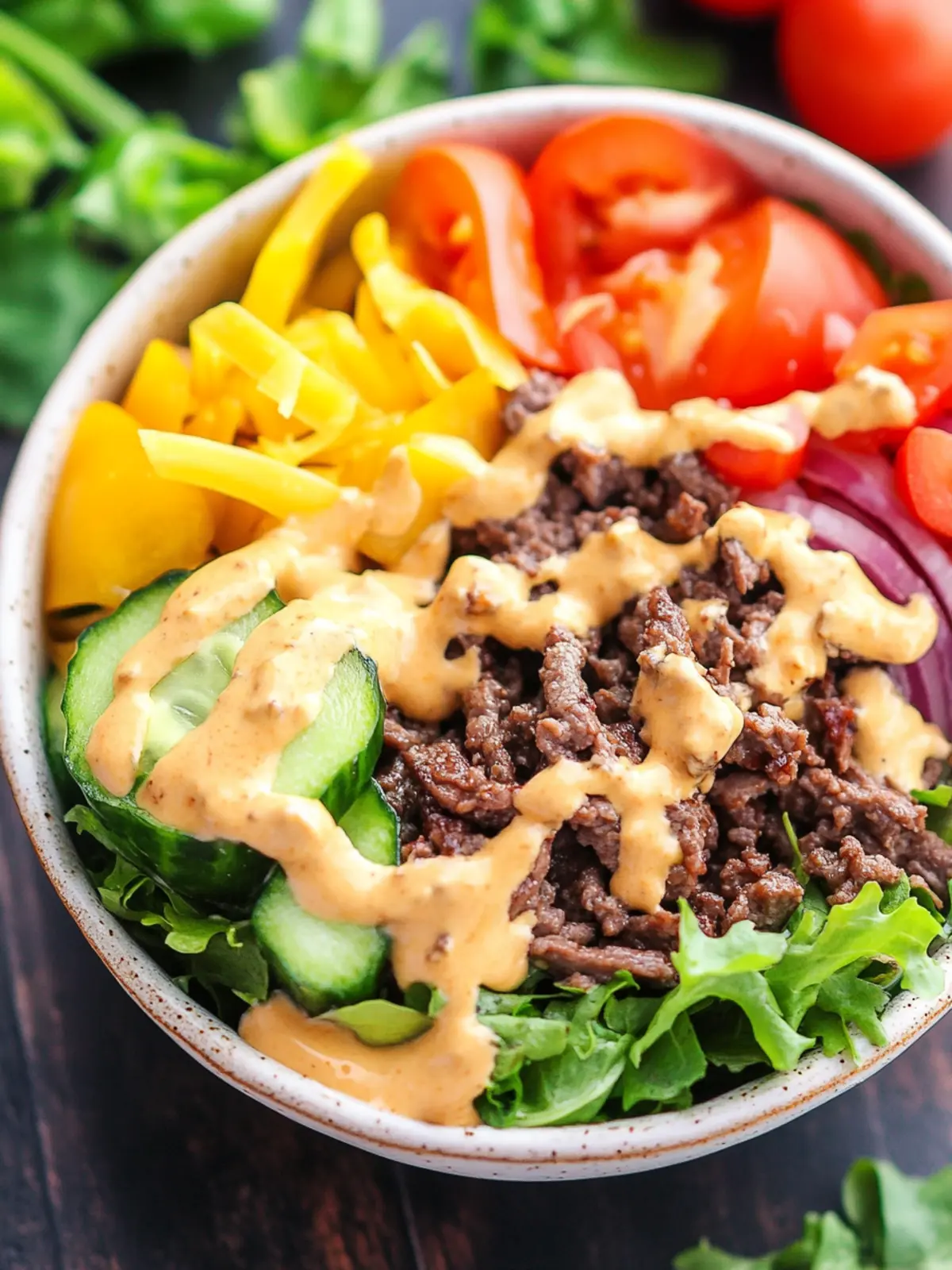 Irresistible High Protein Cheeseburger Bowls You'll Love